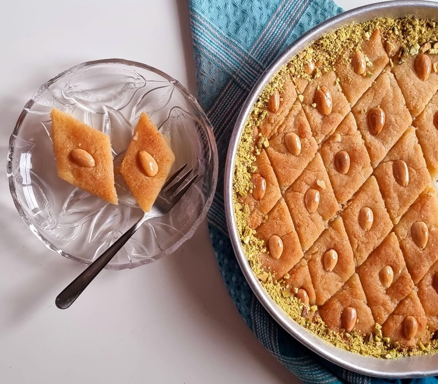 Basbousa - Sugar Spice & More