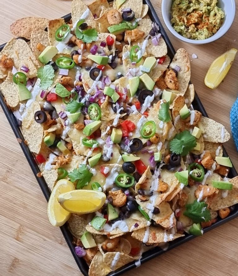Chicken Nachos - Sugar Spice & More