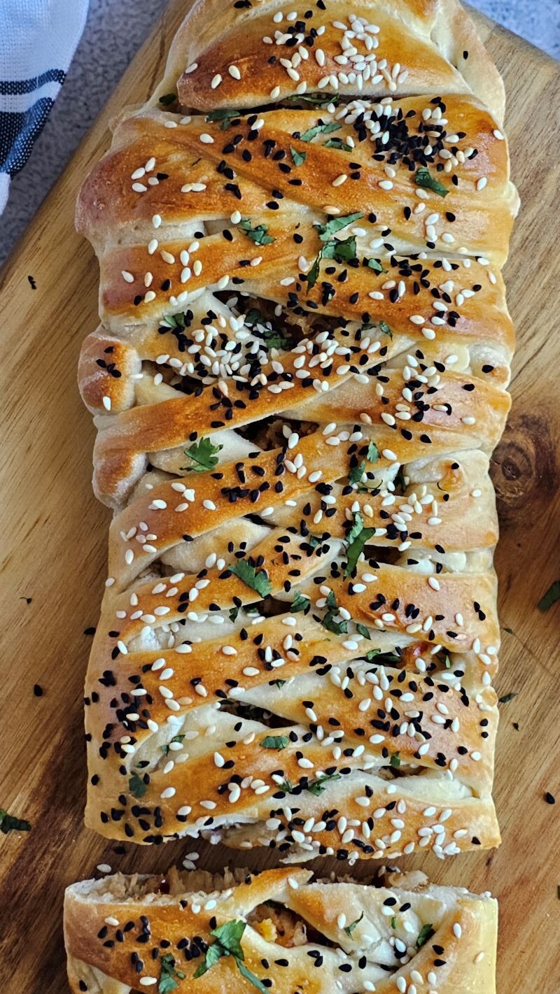 Braided Chicken Bread