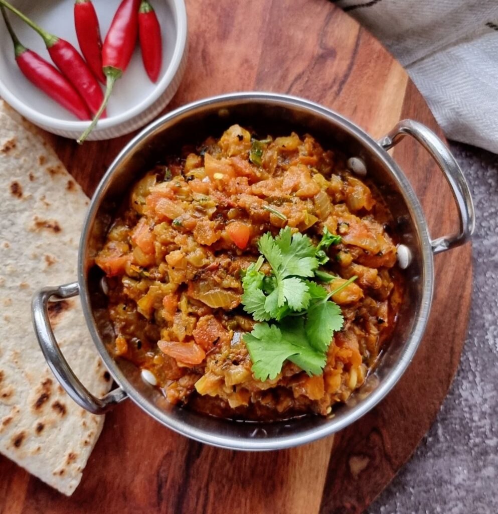 Baingan Bharta | Smoked Eggplant Curry