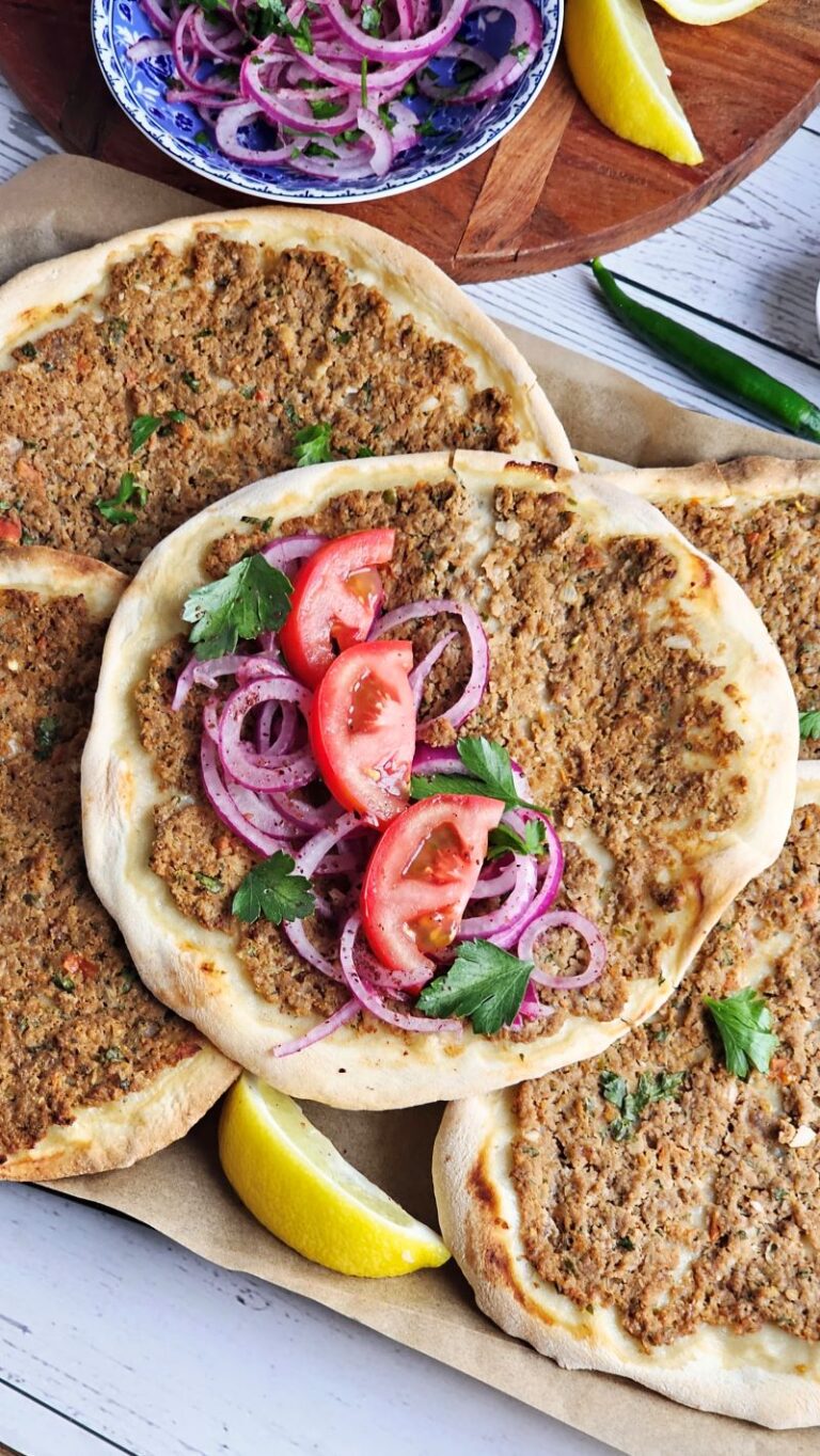 Turkish Lamb Lahmacun