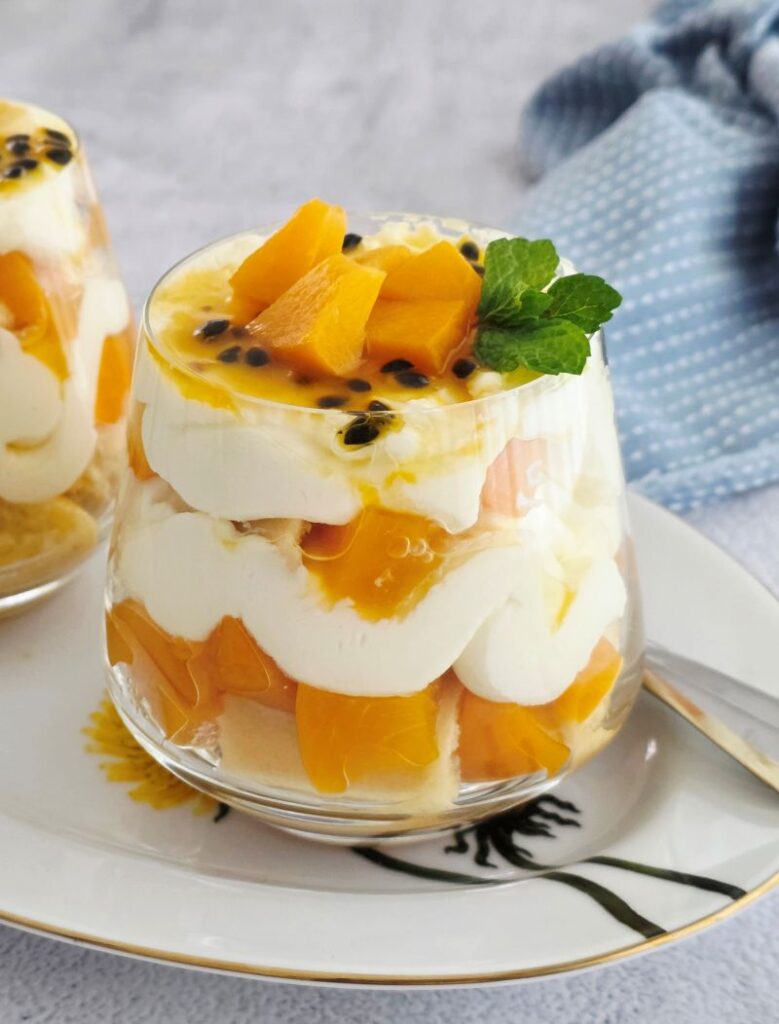 Easy Peach Tiramisu